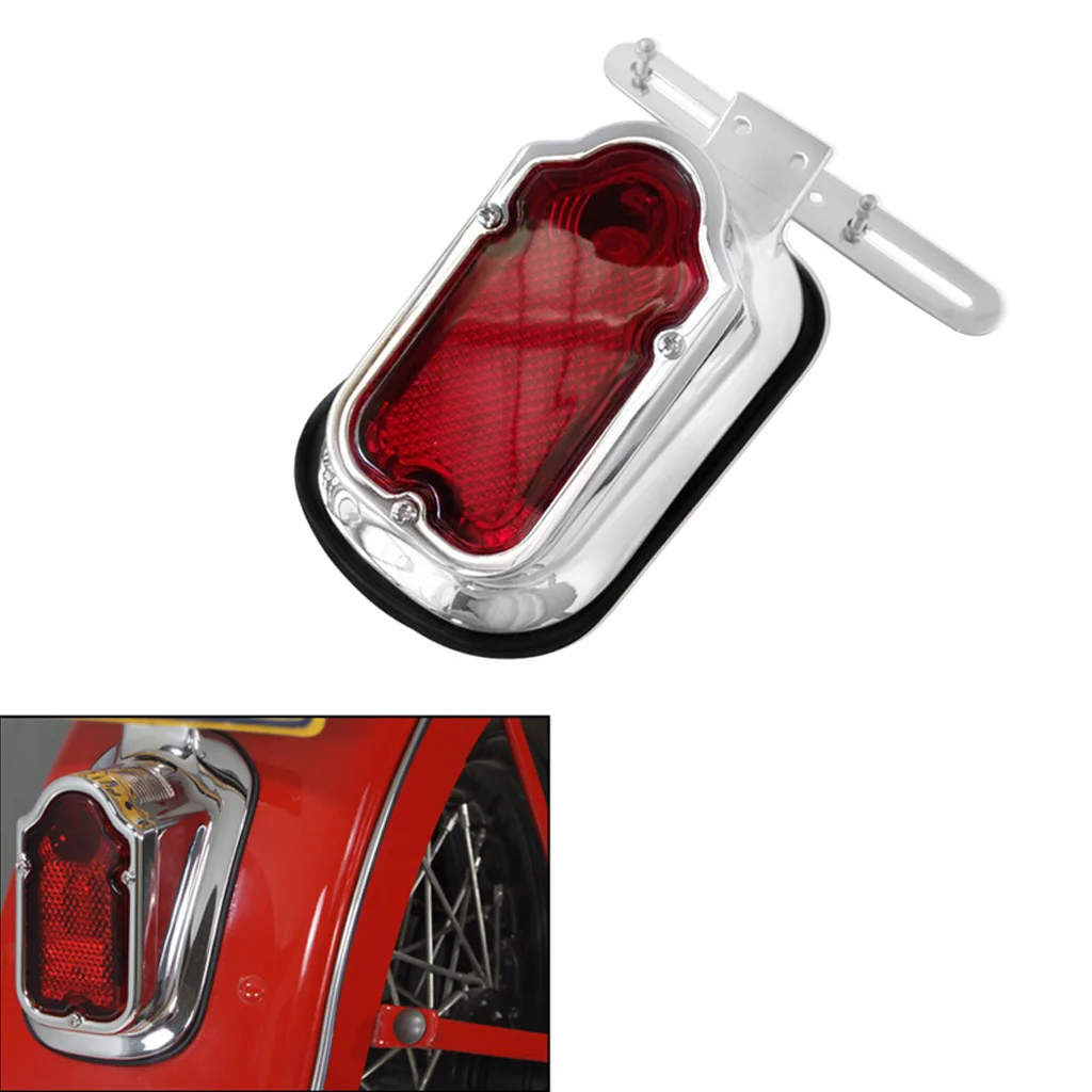 Motorcycle Integrated Brake Tail Light with Turn Signals License Plate ...