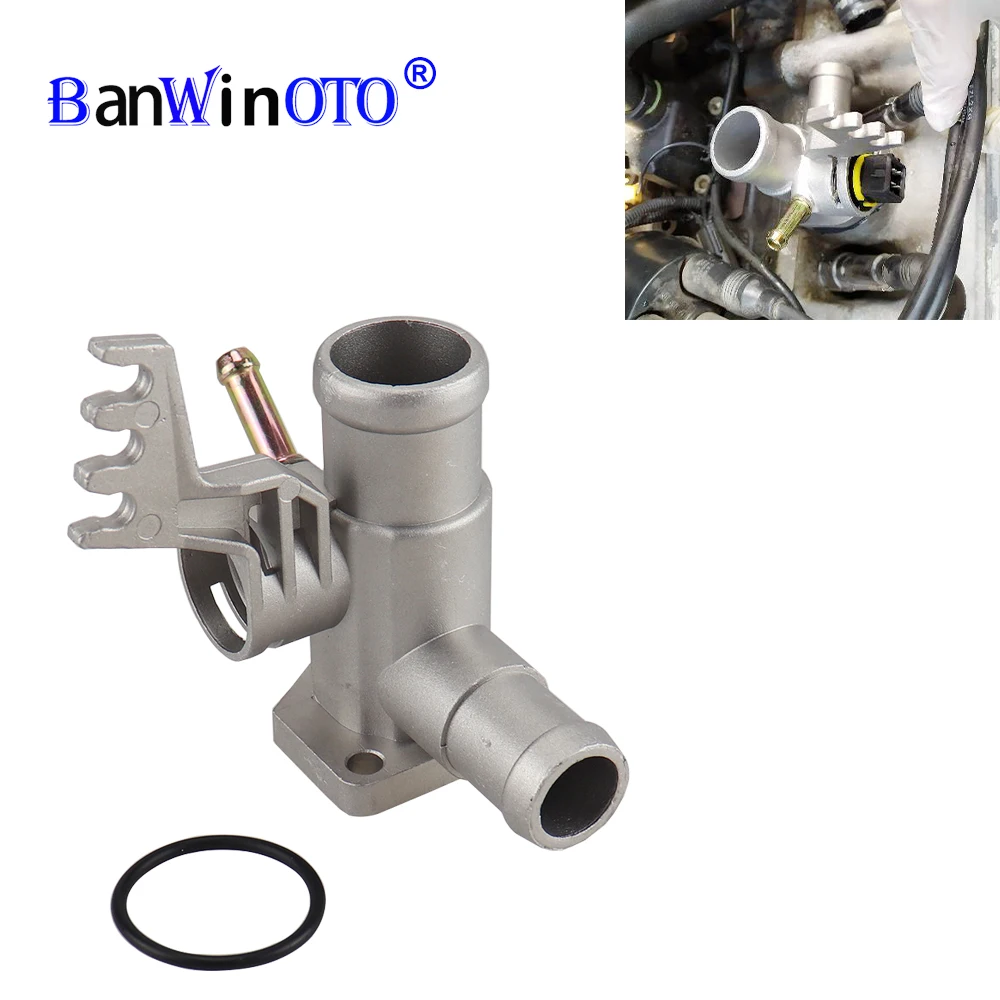 037 121 133E Engine Coolant Hose Pipe Flange For VW Caddy Golf Passat ...