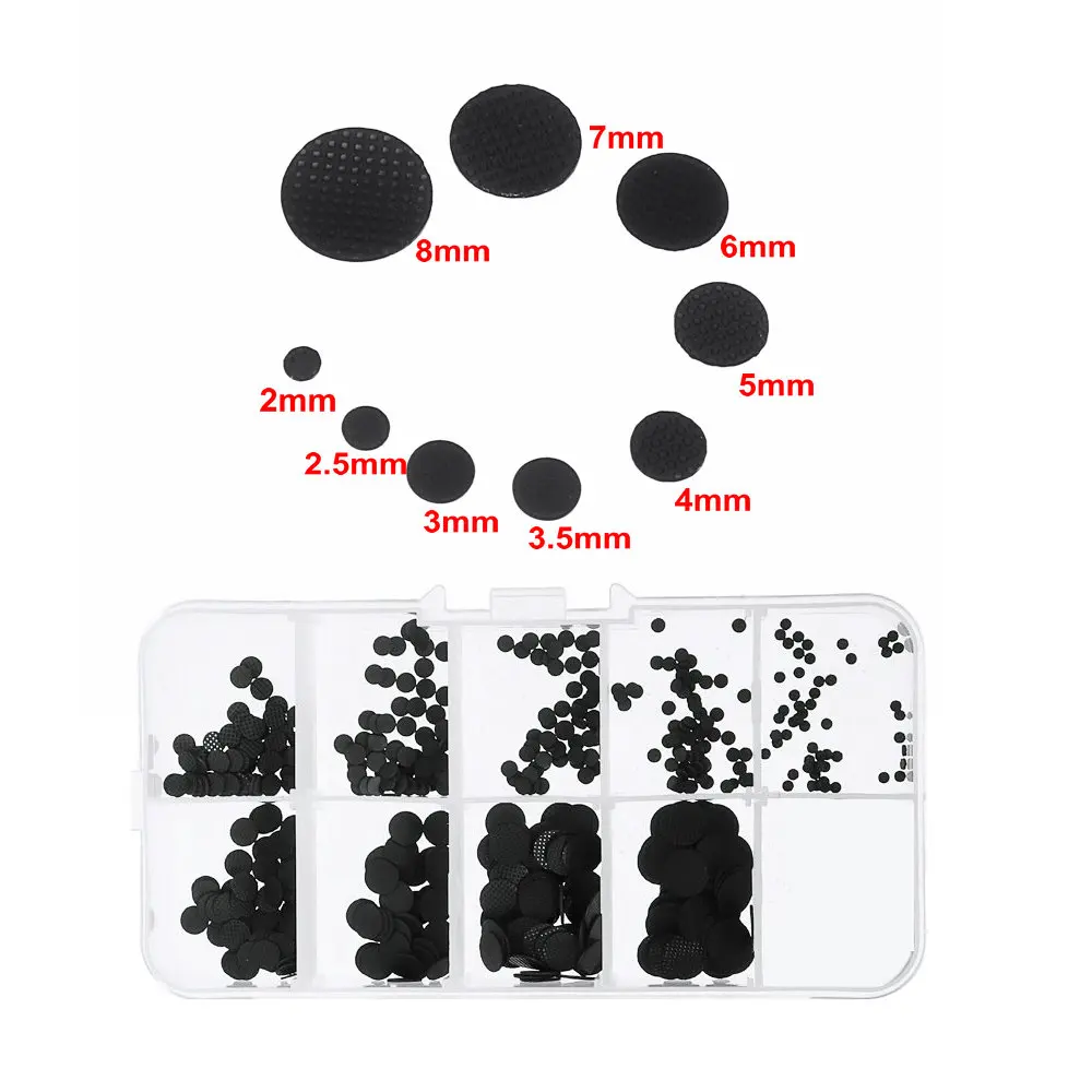 450pcs-box-2-8mm-Different-Sizes-Conductive-Rubber-Pads-Keypad-Repair ...
