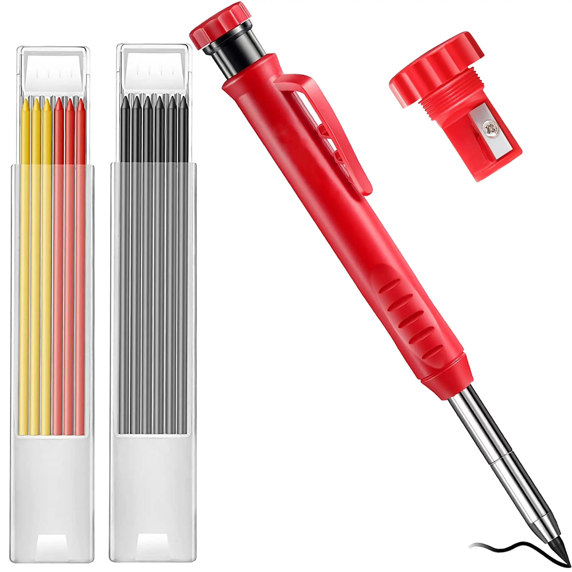 Construction Mechanical Pencil | Construction Pencil Sharpener - Set ...