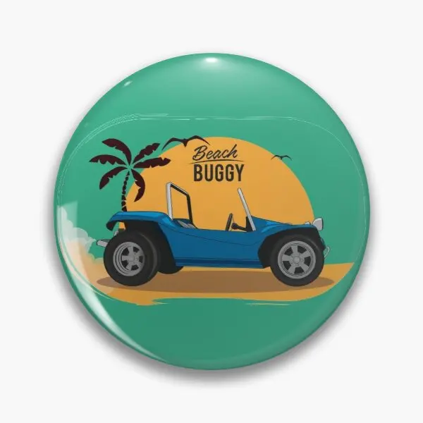 Beach Buggy Soft Button Pin Funny Metal Clothes Collar Lover Fashion ...