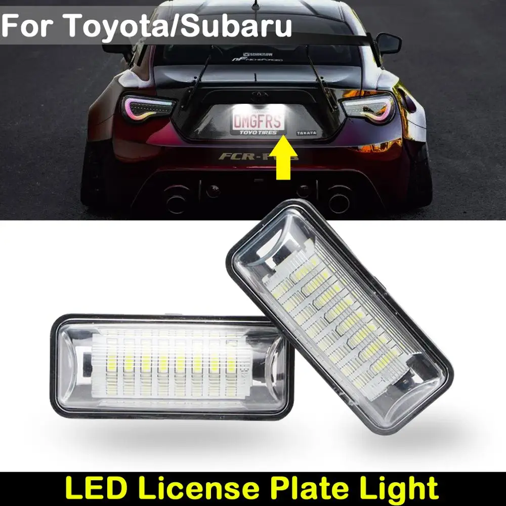 license plate light For Toyota 86/GT86/FT-86 Scion FR-S Subaru BRZ ...