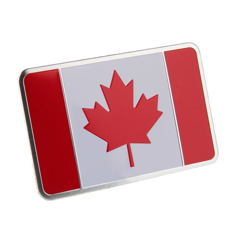 3D-Metal-Car-Stickers-Decals-Canada-Flag-Side-Fender-Rear-Trunk-Emblem ...