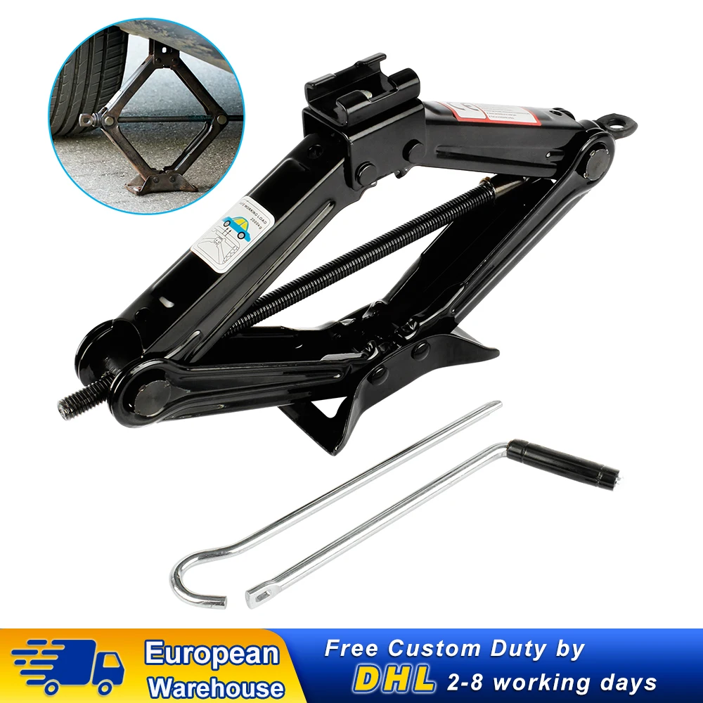 2T Car Jack General Hand Operated Scissor Jack Rocker Car Truck Jack ...