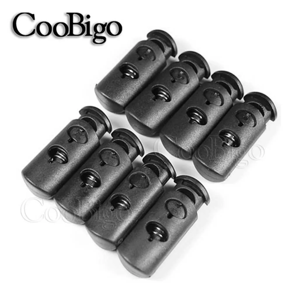 5pcs Cord Lock Clip Spring Clasp Toggle Stopper Push Clamp For Strings ...