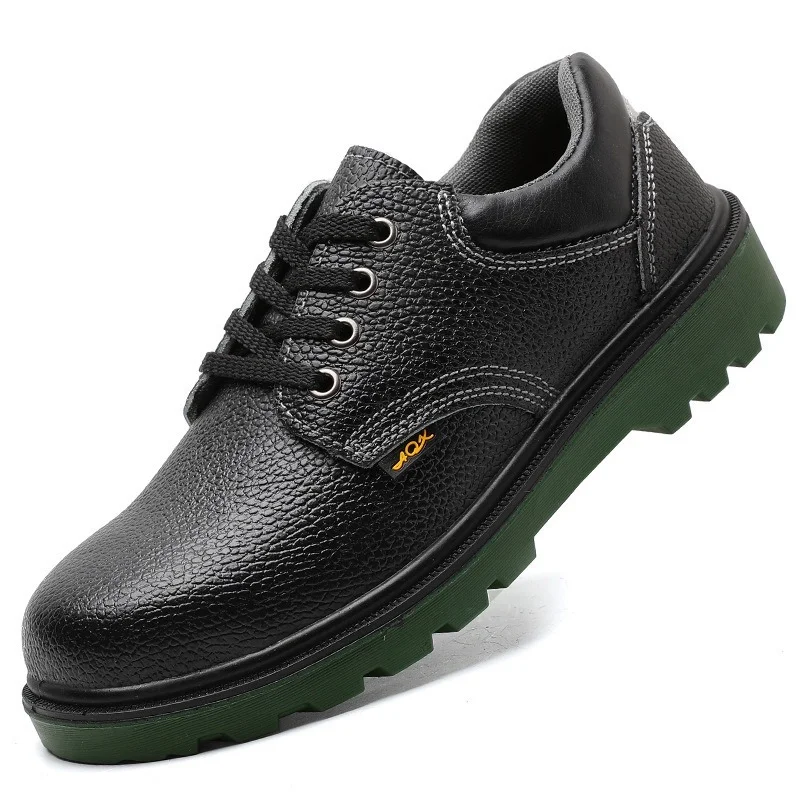 Steel Toe Men Labor Shoes Anti-smashing Anti-puncture Wear-resisting ...