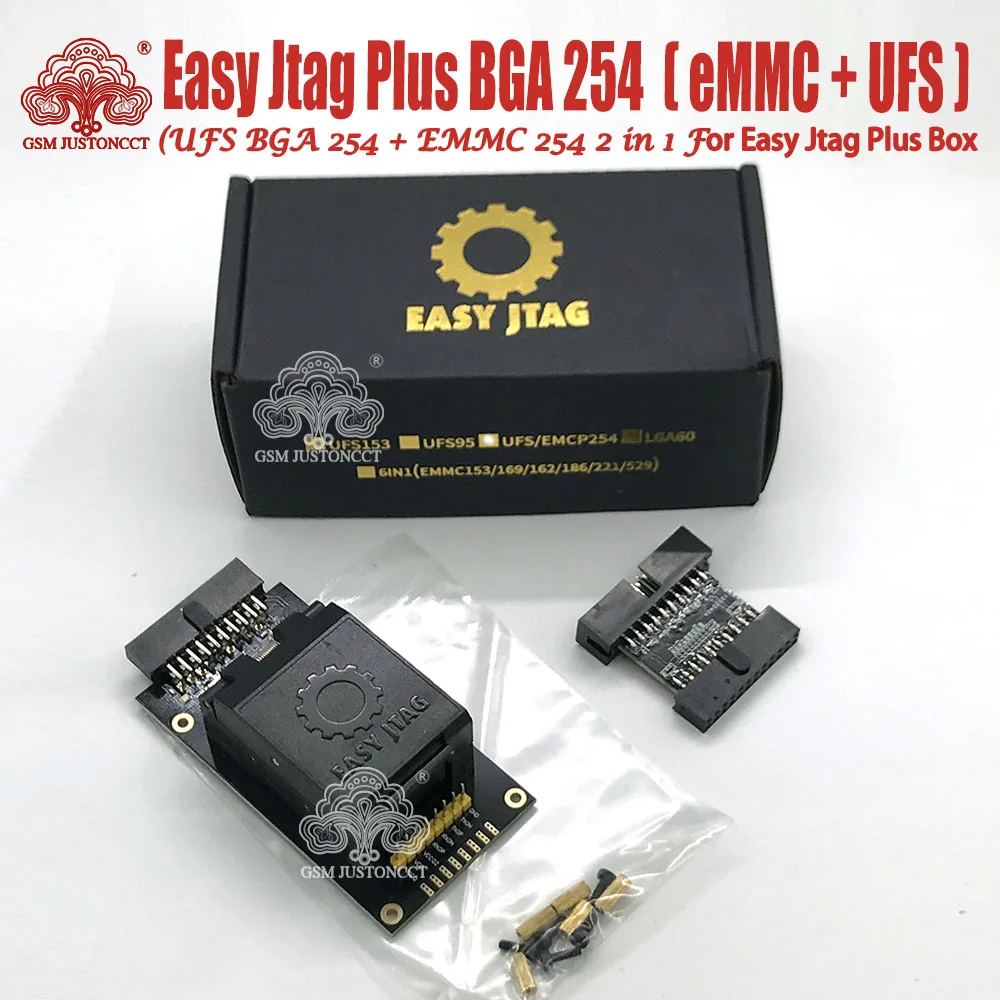 2023 Newest Original z3x Easy-Jtag Plus UFS BGA-254 Socket / EMMC 254( EMMC +UFS 2 IN 1 ...