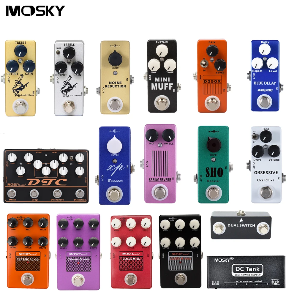 Mosky-Guitar-Pedal-Effect-Pedal-Power-Supply-Overdrive-Distortion ...
