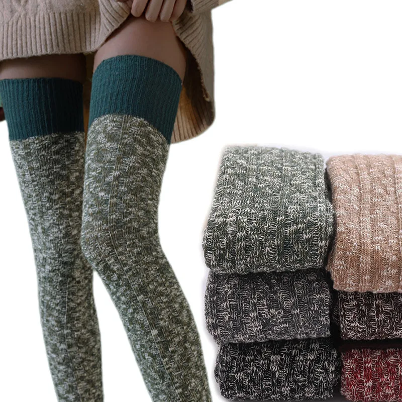 Ladies-Long-Stocking-Winter-Warm-Kinnted-Super-Long-Leg-Warmer ...