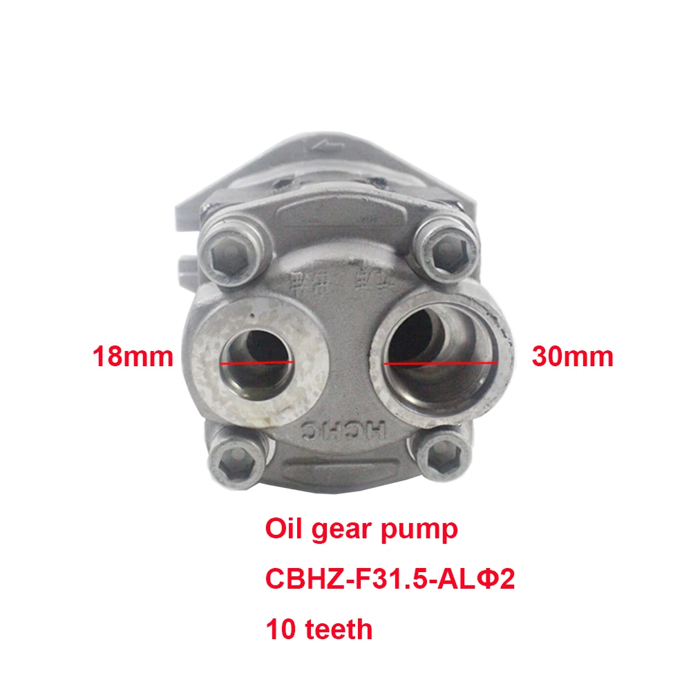 Hydraulic gear pump oil gear pump CBHZ-F31.5-ALΦ2 10teeth for Engine ...