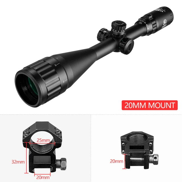FIRE WOLF 4-16X50 Rifle Scope Tactical Optical Red Green Dot Sight ...