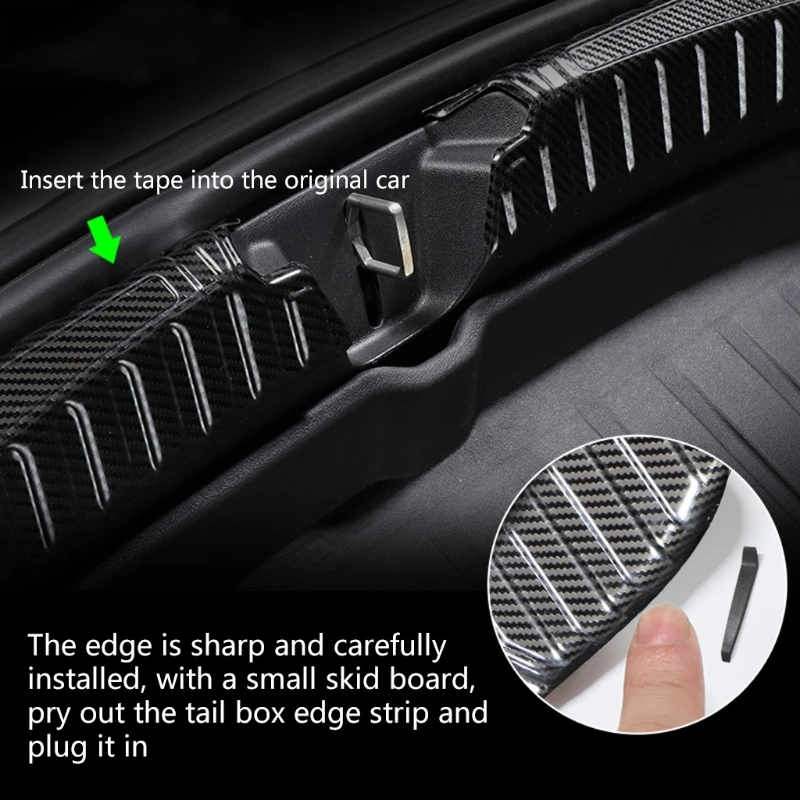 Other Parts & Accessories - Stainless Steel Trunk Inner Guard for Tesla ...