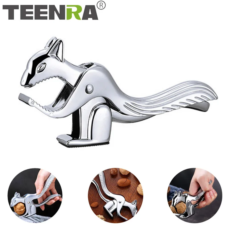 TEENRA-Squirrel-Shape-Zinc-Alloy-Walnut-Plier-Nutcracker-Sheller-Crack ...