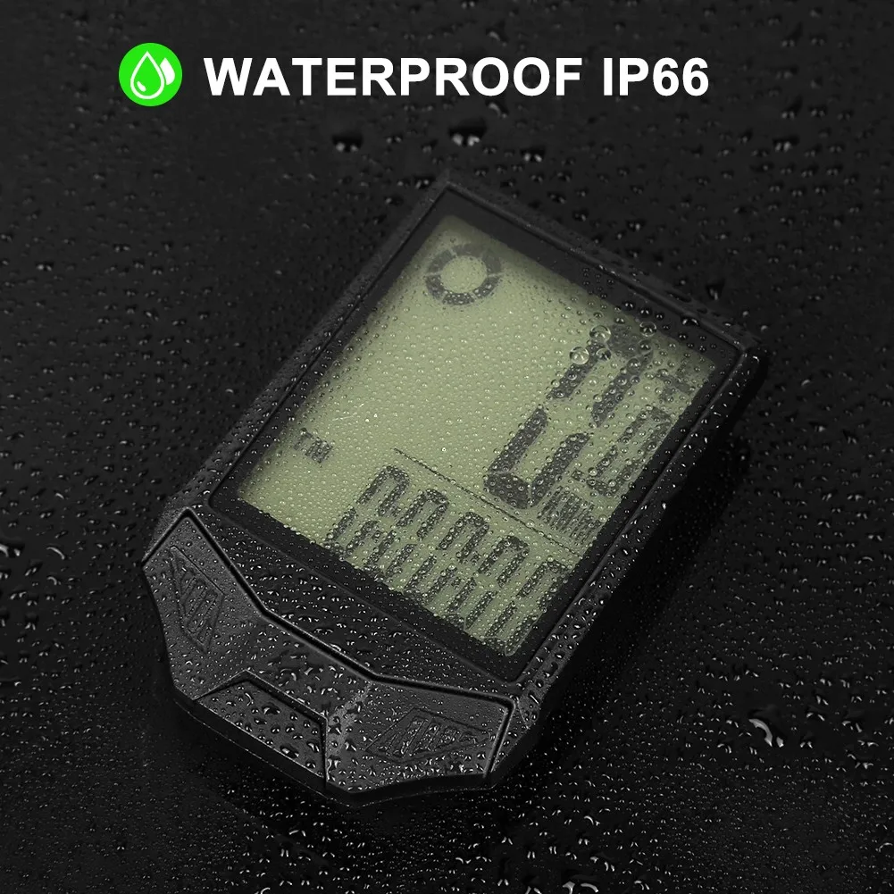 Compteur vélo,Vélo de Vitesse Sans Fil Étanche VTT Vélo avec ...