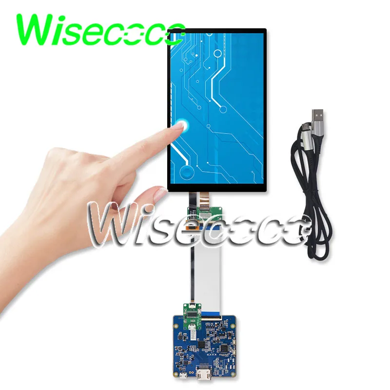 Wisecoco 7 inch IPS LCD Display 1200*1920 MIPI Driver Board USB Touch Screen Support Win7 8 10 ...