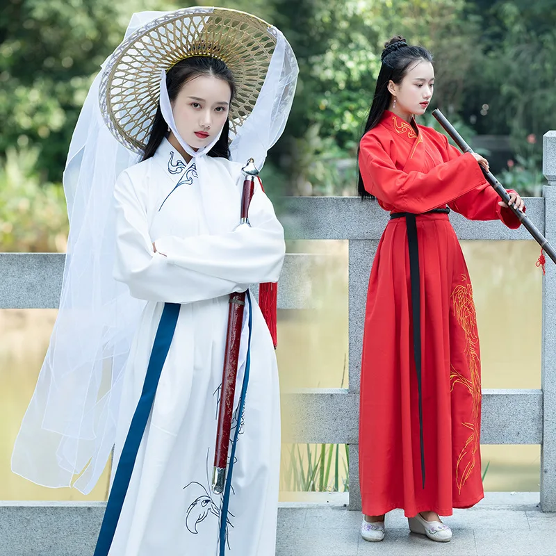 Hanfu-camisa-falda-de-cintura-alta-ropa-asi-tica-T-nica-rouge-ropa ...