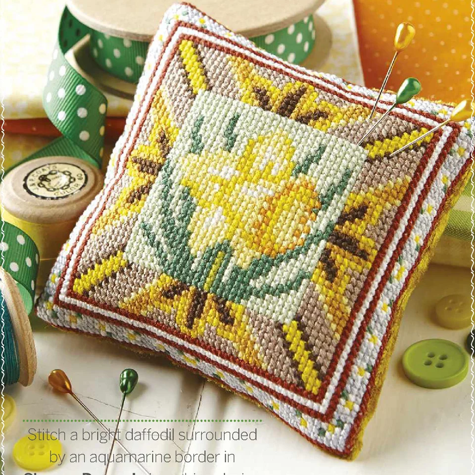 Cross-Stitch-Pin-Neddle-Cushion-Needlework-DIY-Kit-Embroidery-Set ...