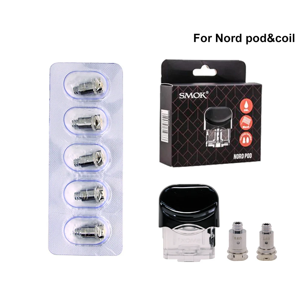 Original Coil Head For Smok For Nord Kit Ceramic Regular Mesh Pod Core ...