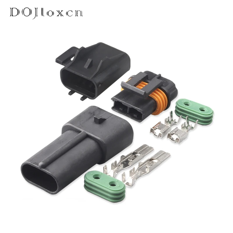 Delphi 2 Pin Connector | Fan Connector Delphi | Fan Plug Connector ...