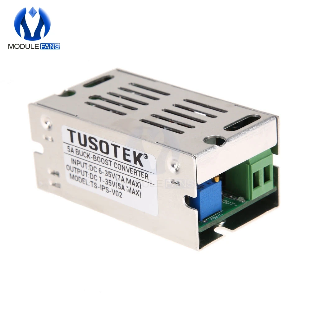 5A Adjustable Auto Voltage Regulate Boost Step Up Down Converter Module ...
