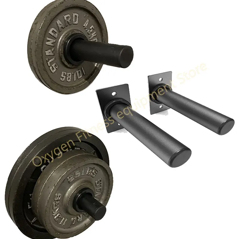 Wall Mounted Weight Plate Holder Space-efficient Steel Barbell Plate ...