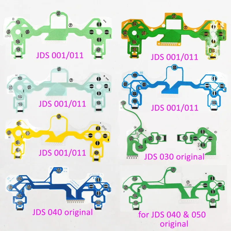 10pcs for Dualshock 4 PS4 PRO Slim Controller Conductive Film ...