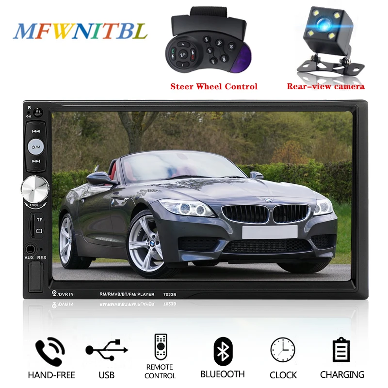 LTBFM 2 Din Car Radio 7" Touch 7023B Car Stereo Autoradio Multimedia ...