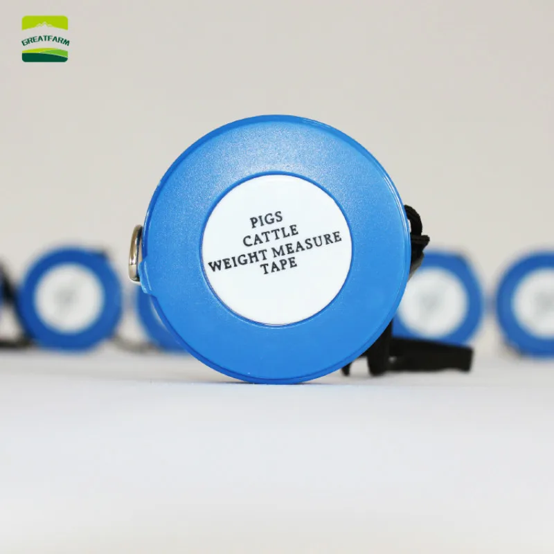 Pigs Blue 250cm Animal Body Weight Measure Cattle Tape Farm Cow Weight ...