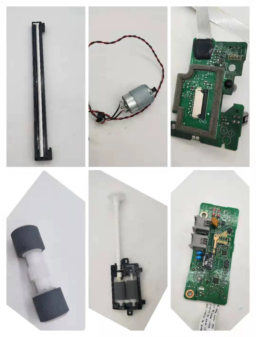 Motor/roller/belt/cable/scanner unit/fax board printer assembly for ...