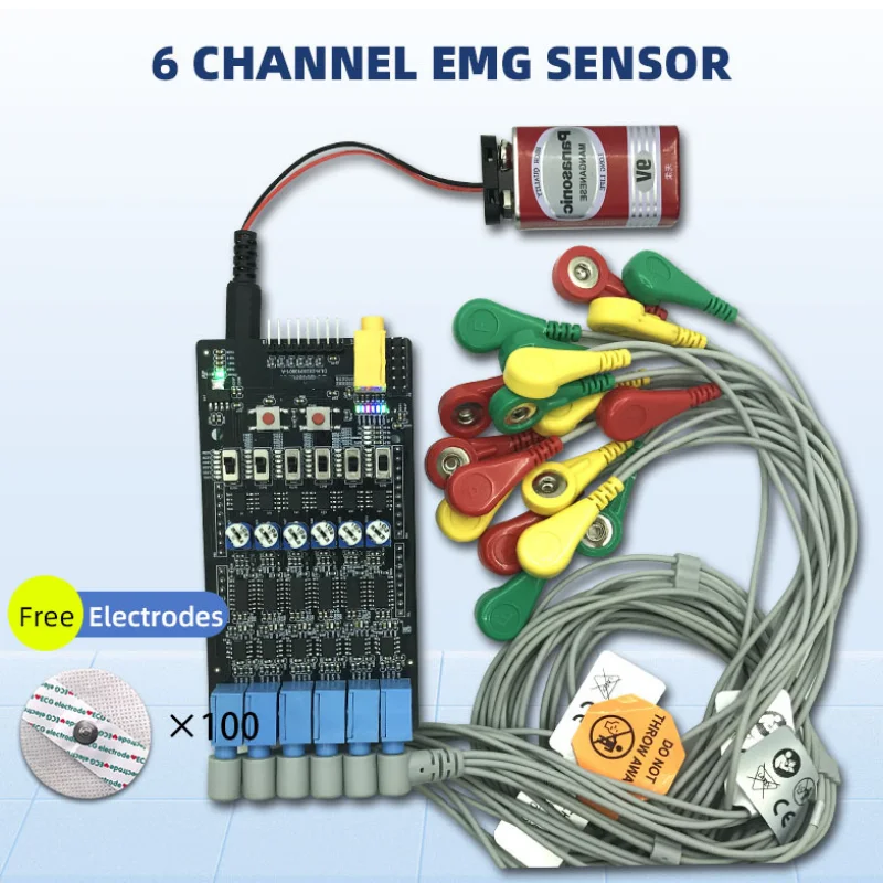 EMG Sensor Module ECG EMG EKG SHIELD Myoelectricity ECG, 45% OFF