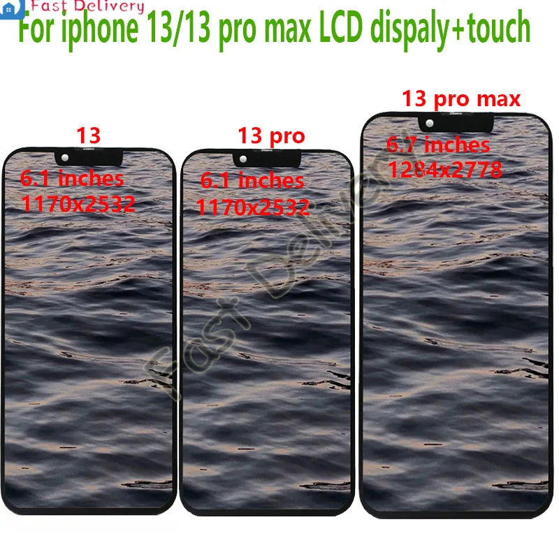Original for iphone 13 Pro Max lcd display For iPhone 13 display A2633 ...