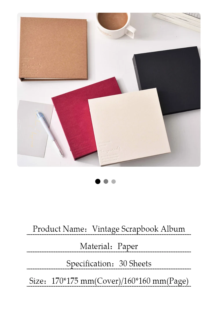 CAHIER,B--Album Scrapbook Vintage, carnet pour Collage de photos ...