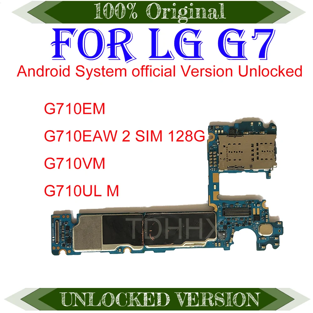 Unlocked Mainboard For Lg G7 G710 G710emw G710pm G710n G710em G710eaw ...