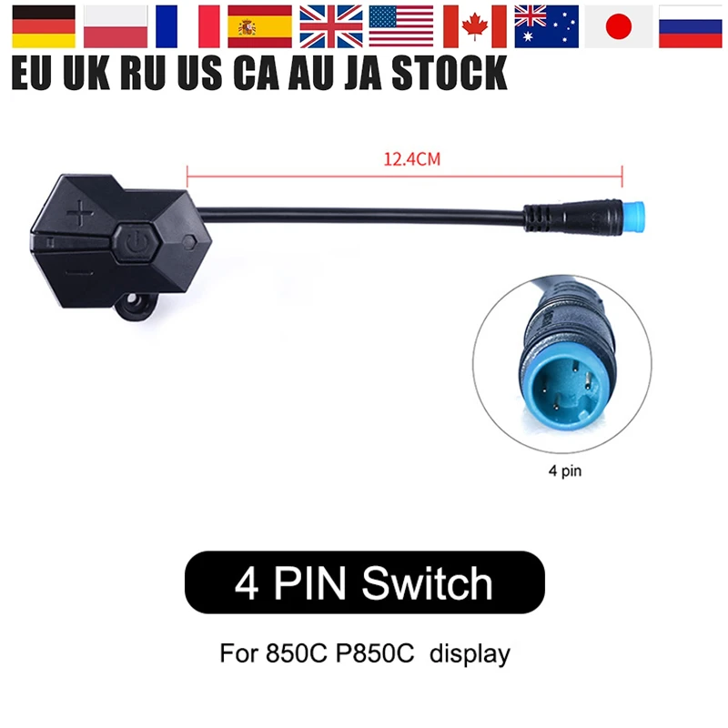 Electric Bike 850c P850c Display Switch Controller Extension Cable For ...