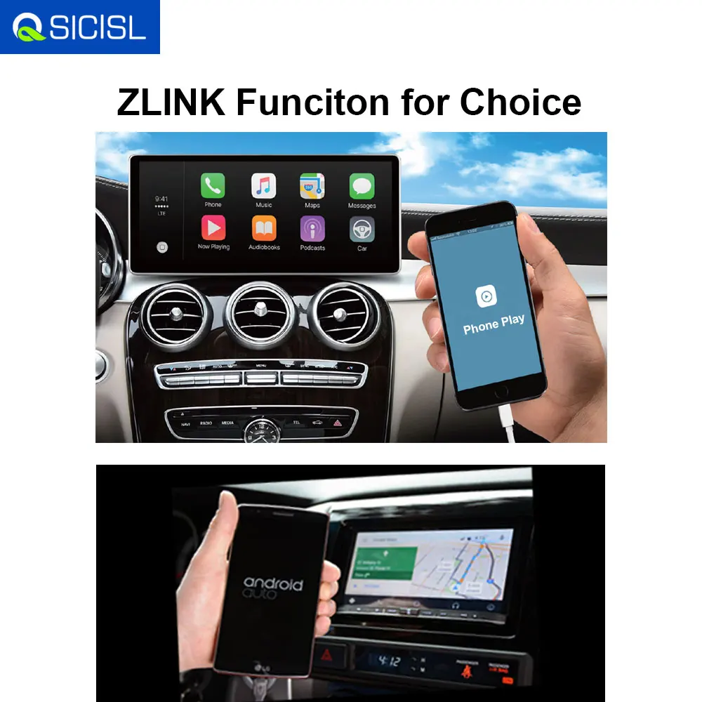Zlink 기능 자동차 라디오 멀티미디어 플레이어, 전화 재생 및 안드로이드 자동|자동차 멀티미디어 플레이어| - AliExpress