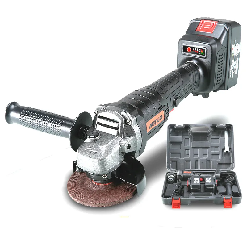 21v Rechargeable Electric Angle Grinder With 2pc Lithium Battery ...