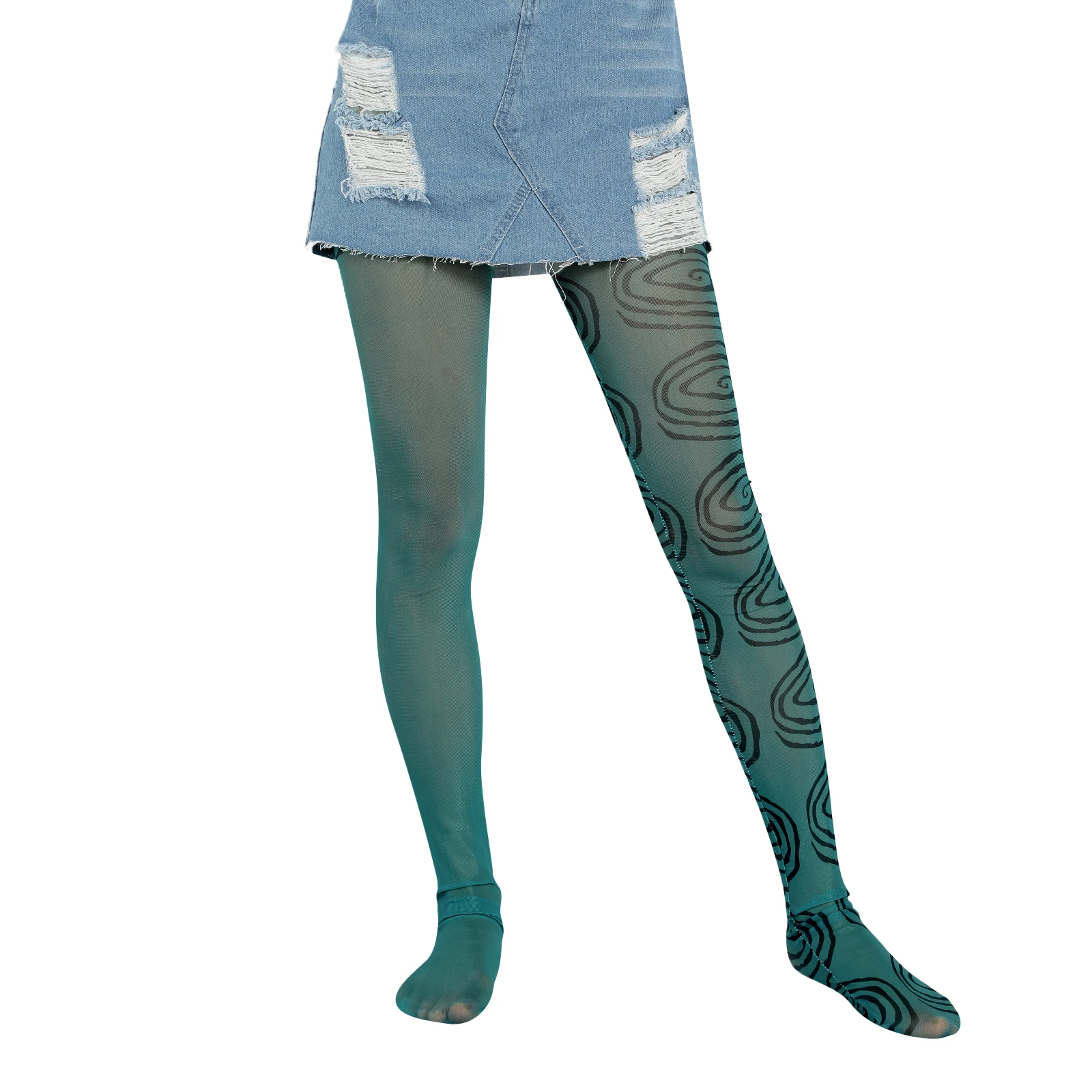 Collant,collants transparents e-girls, bas pour femmes, Sexy, rond ...