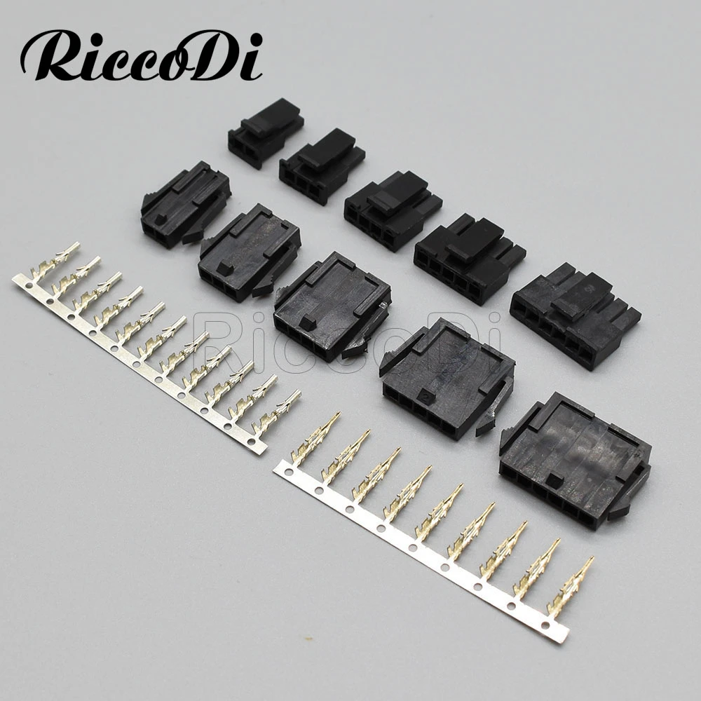 30 Set Molex 3.0 mm Connector 43645/43640 Single Row Male/Female ...