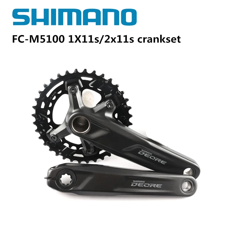 Shimano Deore M5100 Crankset 1x10s 11s 2x10s 11 Speed Mountain Bike Bicycle Crankset 96bcd 64bcd ...