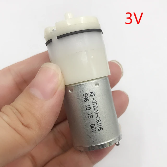 DC 3V 3.7V 5V 6V 12V 24V Micro 370 Motor Pump Vacuum Air Pump Large Pressure for Aquarium/ Water ...