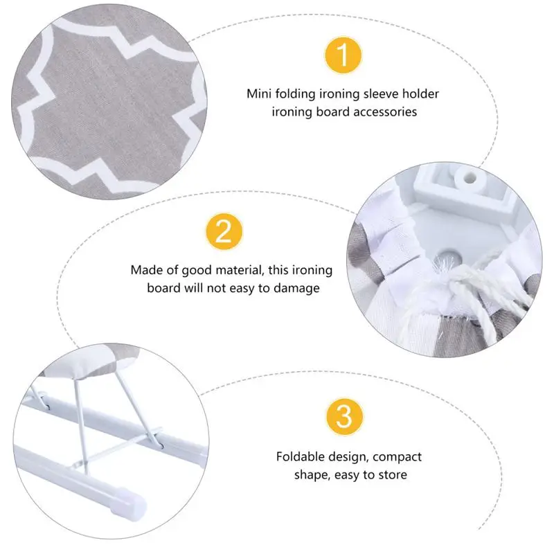 Table à repasser,Mini étagère à manches de repassage, planche à ...