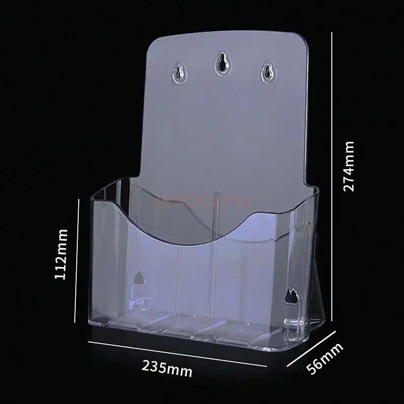 a4-directory-single-layer-transparent-leaflet-information-shelf-desktop ...