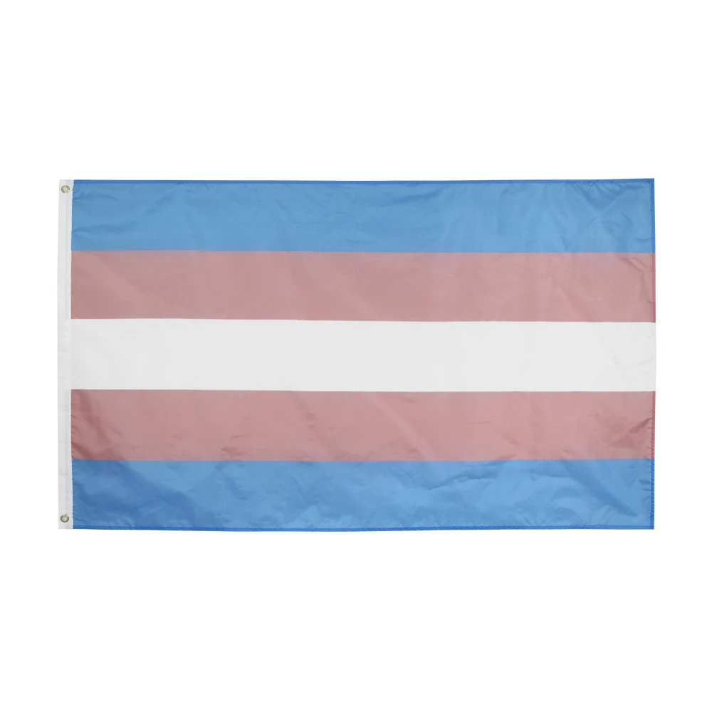 Zwjflagshow Free Shipping 90x150cm Lgbt Trans Transgender Pride Flag ...