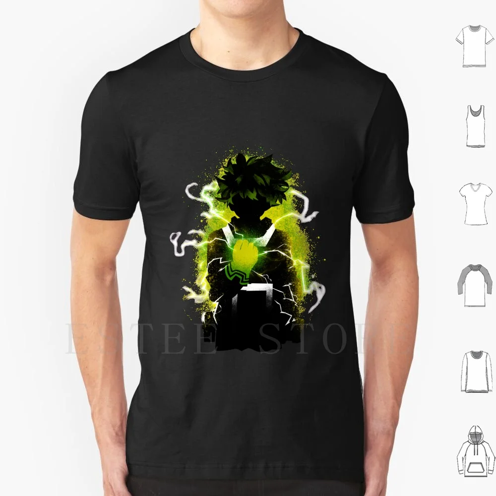 Midoria-Flash-T-Shirt-Print-Cotton-Izuku-Midoriya-Midoriya-Midoriya-Mha ...
