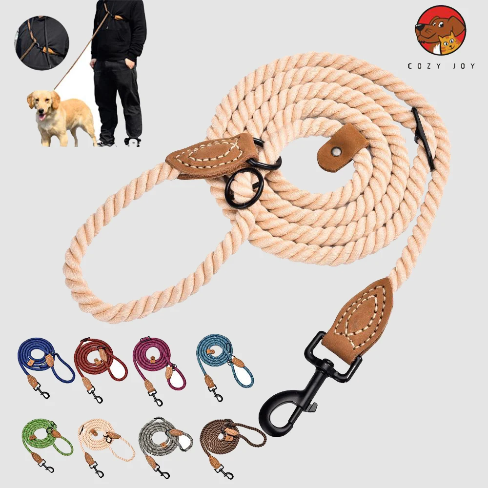 Rope Training Collar | Dog 2 1 Traction Rope | Pet Dog Traction Rope ...