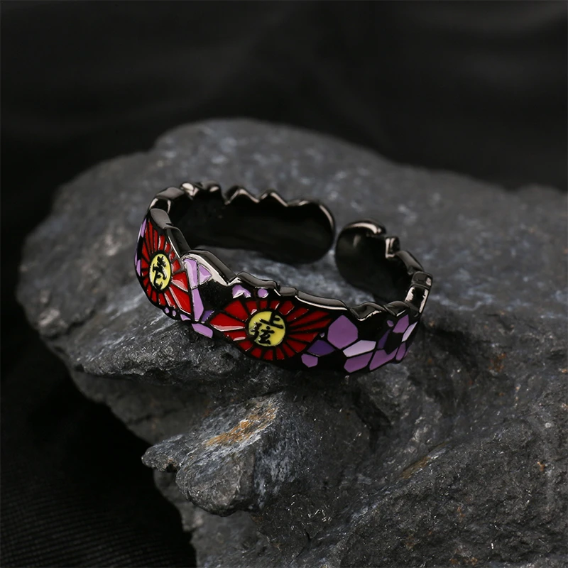 Demon Slayer Ring Kokushibo Fashion Anime Style "all 27" Sterling 925 ...