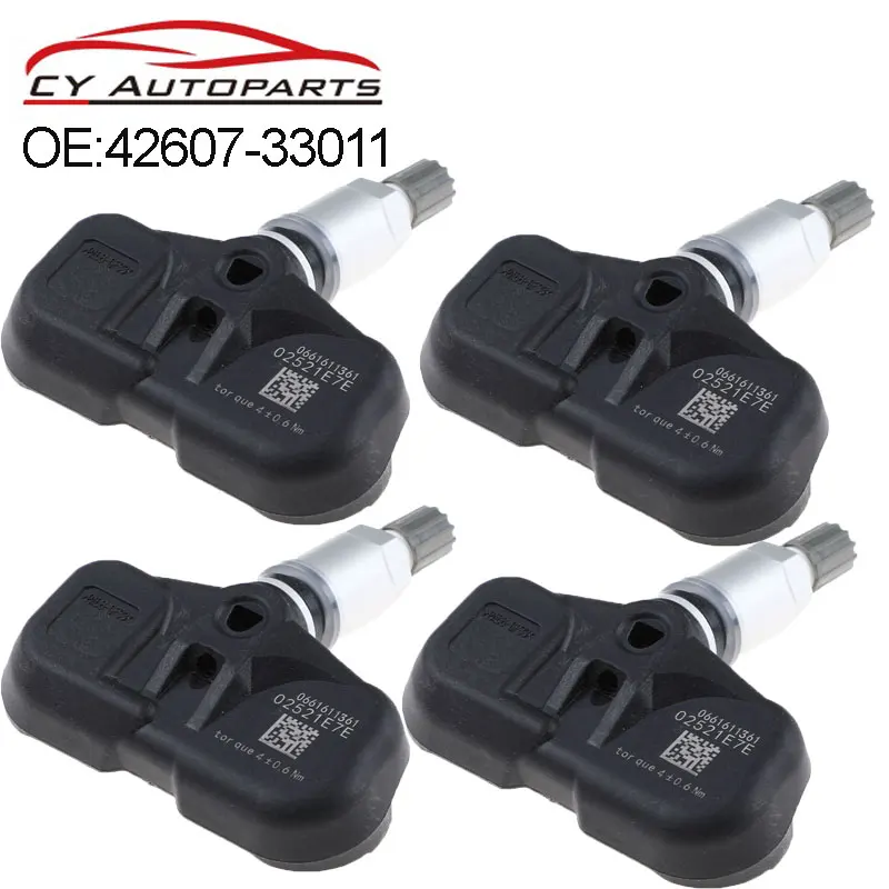 4PCS Tire Pressure Sensors TPMS Sensor For Toyota Lexus 42607-33011 ...