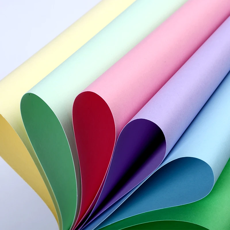 Color Cardboard 200gsm Kids Handmand Diy Craft Paper Card Making ...