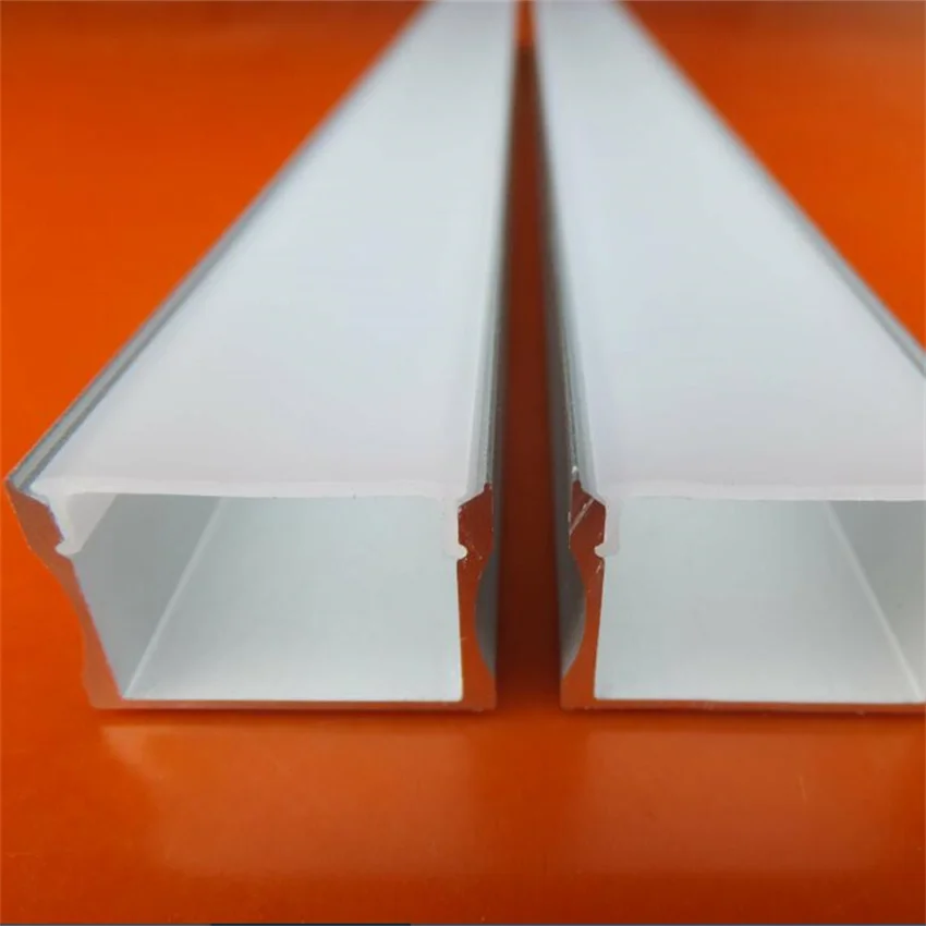 2m/pcs Aluminum Channel With Cover And End Caps And Clips 50m/lot Free ...