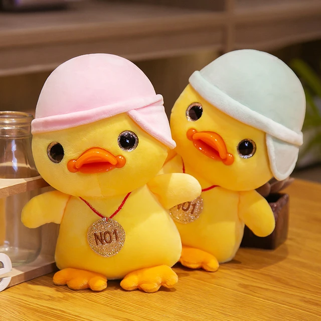 Cute Cartoon Duck With Big Eyes